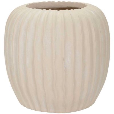 Vase en magnésie mist (26.5 x 26 cm)