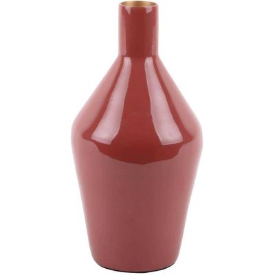 Vase en métal ivy cône (ocre)