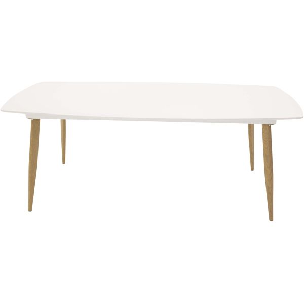 Table de repas en mdf et acier polar 240 x 100 cm