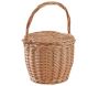 Panier à couvercle pivotant en osier clair