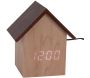 Réveil led en bois house (bois clair)